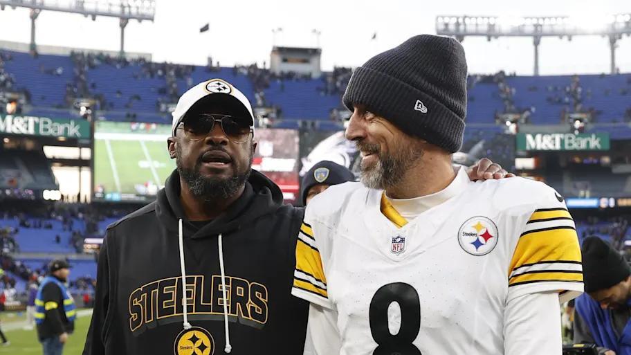 Aaron Rodgers Responds to Rumors About Mike Tomlin Moving On From ...