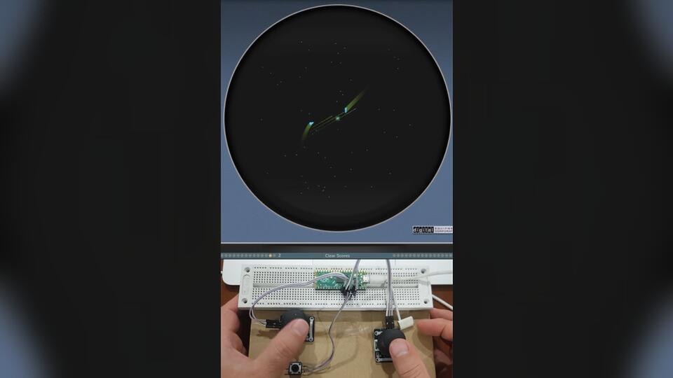 Raspberry Pi Pico Spacewar controller brings vintage space combat to ...