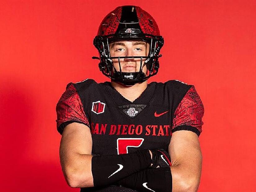 San Diego State visit resonates with edge Gavin Garretson