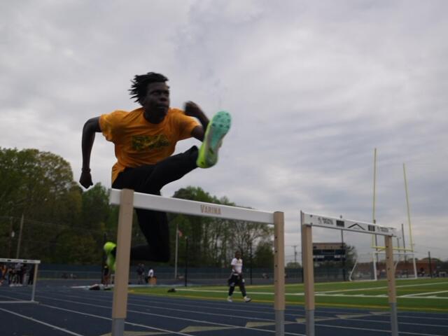 Davian Burke is a one-man track team who jumped to the top of the ranks ...
