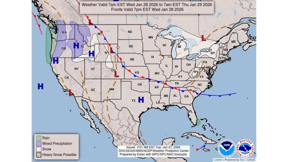 Ohio, Indiana, Michigan, Pennsylvania, New York Brace for Dangerous ...