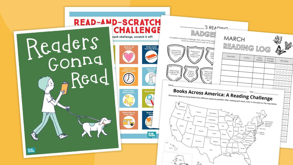 Free Printable Reading Activities and Worksheets To Celebrate Read ...