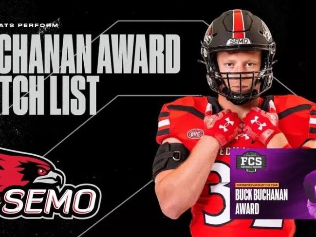 SEMO Football player makes 2024 Buck Buchanan Award Preseason Watch List