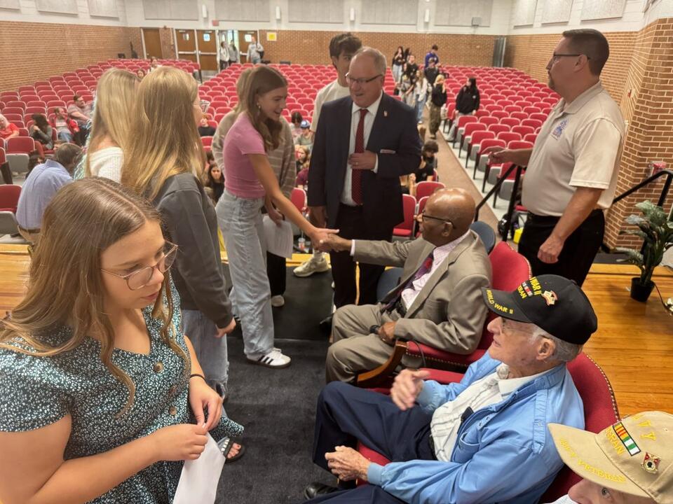 Lord Botetourt students celebrate World War II veterans - NewsBreak