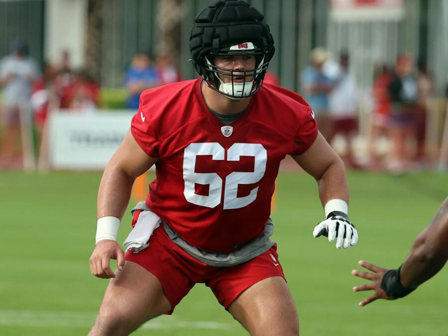 How Will Bucs Revamped Offensive Line Fare Vs. Commanders?
