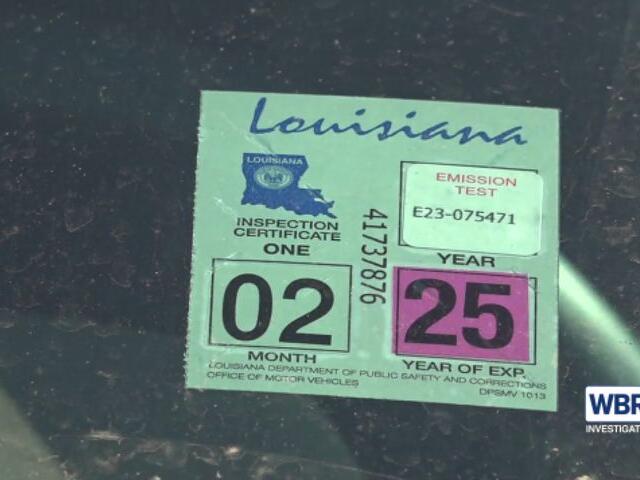 Mandatory inspection stickers could soon be eliminated for Louisiana ...