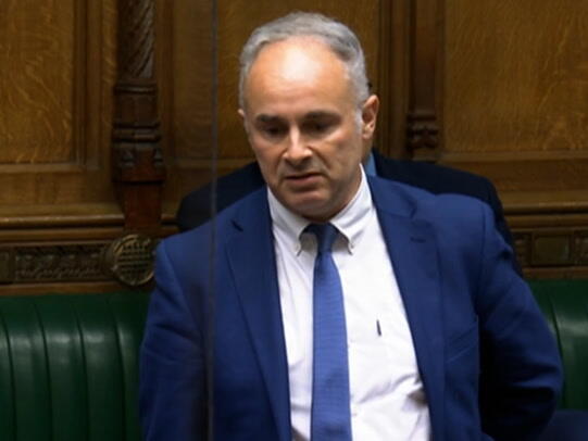 MP fights back tears as he recalls death of parents in first Parliament ...