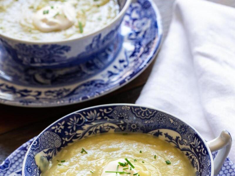 French Classic Potage Parmentier – French Potato Leek Soup | Giangi's ...