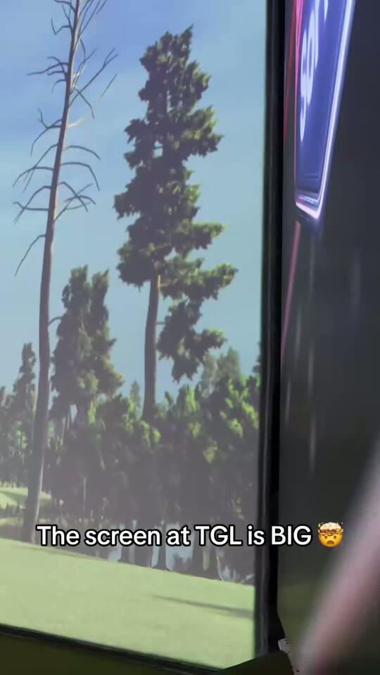 The screen at TGL is no joke golftok tgl golf - NewsBreak