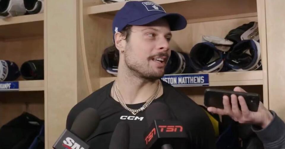 Auston Matthews’ snappy response about national anthem booing - NewsBreak