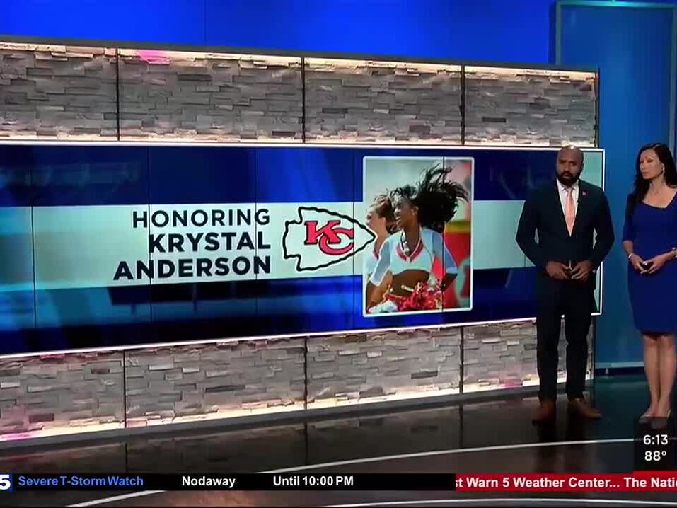 Husband of former Chiefs cheerleader says Krystal Anderson’s light will ...