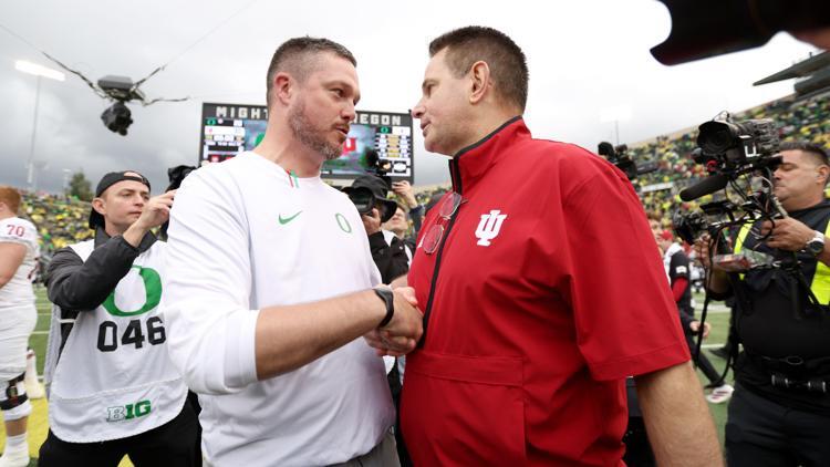 Oregon's Lanning and Indiana's Cignetti hope to outwit each other as ...