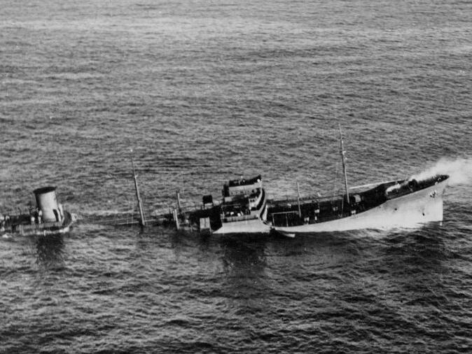 Uncovered History: Oil Tanker Esso Baton Rouge Torpedoed and Sunk Twice ...