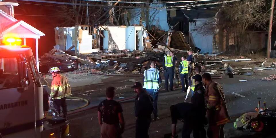 Explosion levels house in Barberton - NewsBreak