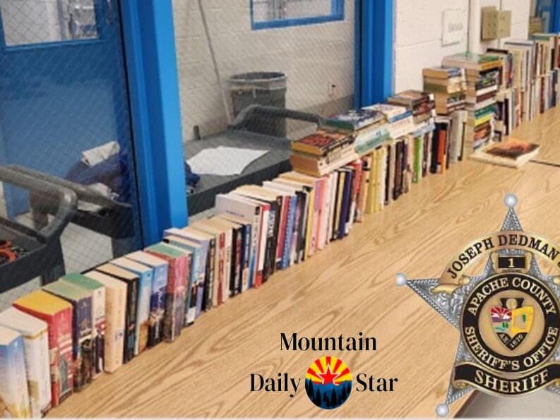 Apache County Jail received book donations