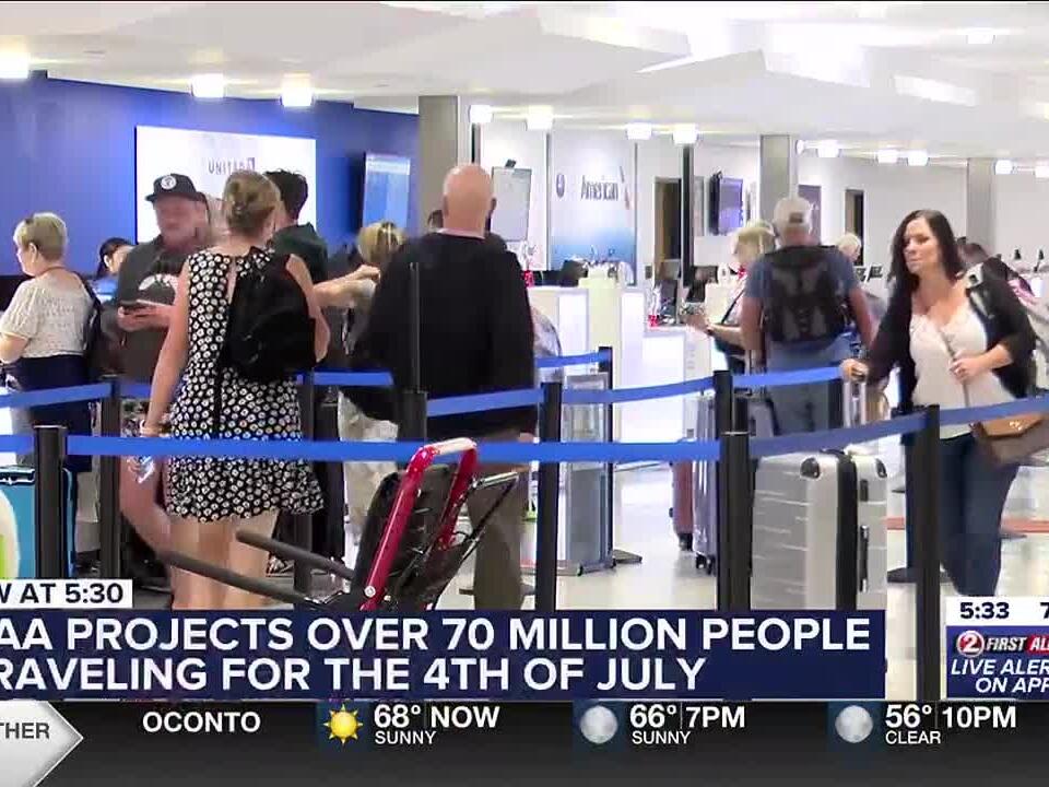 AAA projects over 70 million people will be traveling for the Fourth of ...
