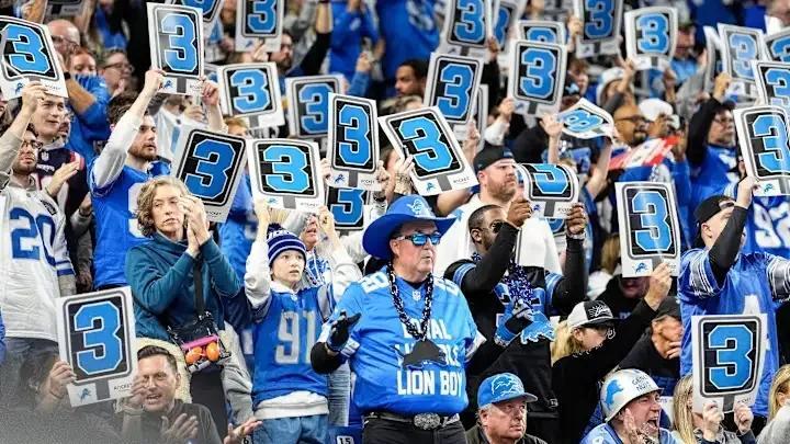 Why Do Lions Fans Hold Up ‘3’ Signs at Ford Field? Explaining Detroit’s ...