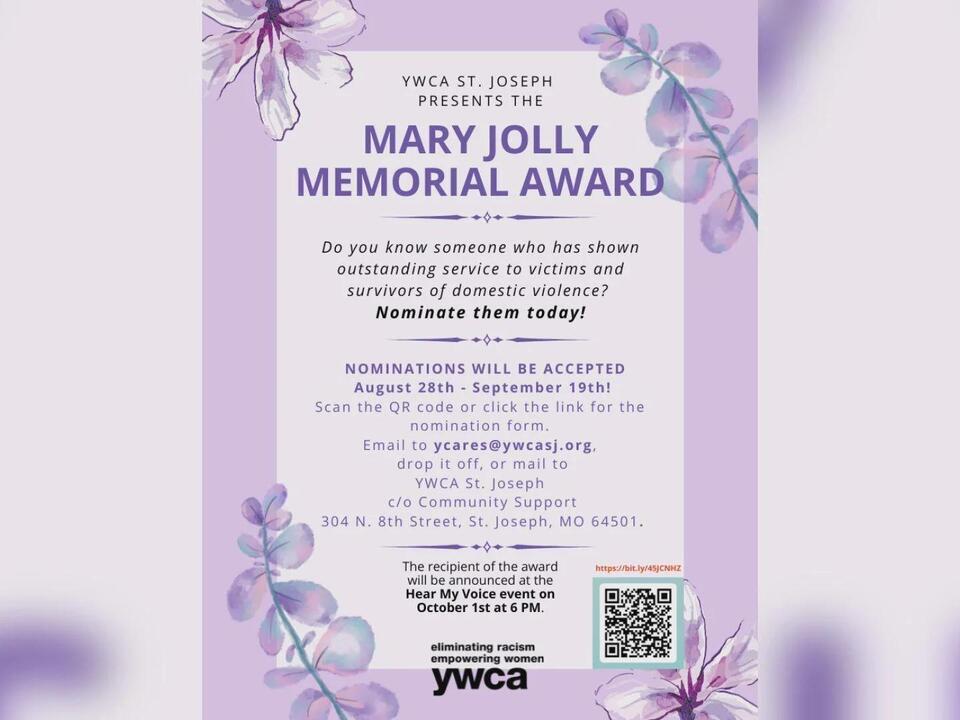 YWCA currently accepting nominations for 2024 Mary Jolly Memorial Award