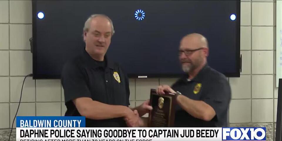 Daphne PD PIO set to retire after 30 years on the force - NewsBreak