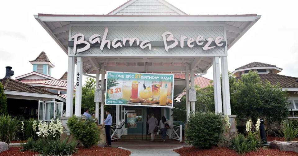 Bahama Breeze is closing: Darden to shutter 14 locations, convert 14 ...