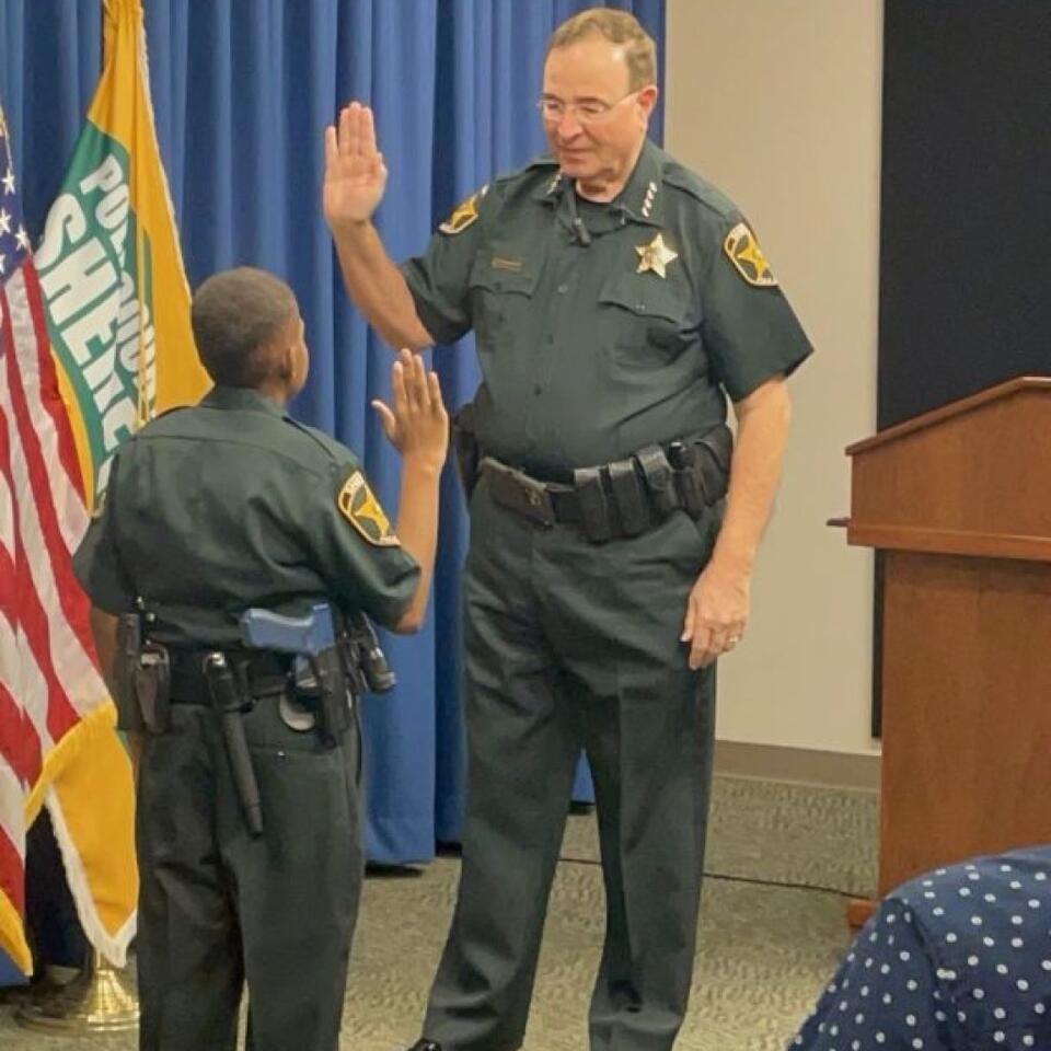 Devarjaye “DJ” Daniel, 13, Becomes Honorary Deputy Sheriff with PCSO ...