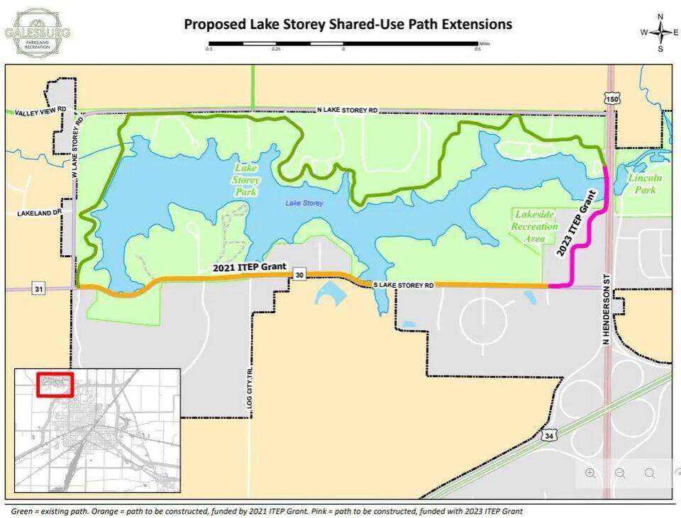 City of Galesburg to Expand Walking Path Around Lake Storey - NewsBreak