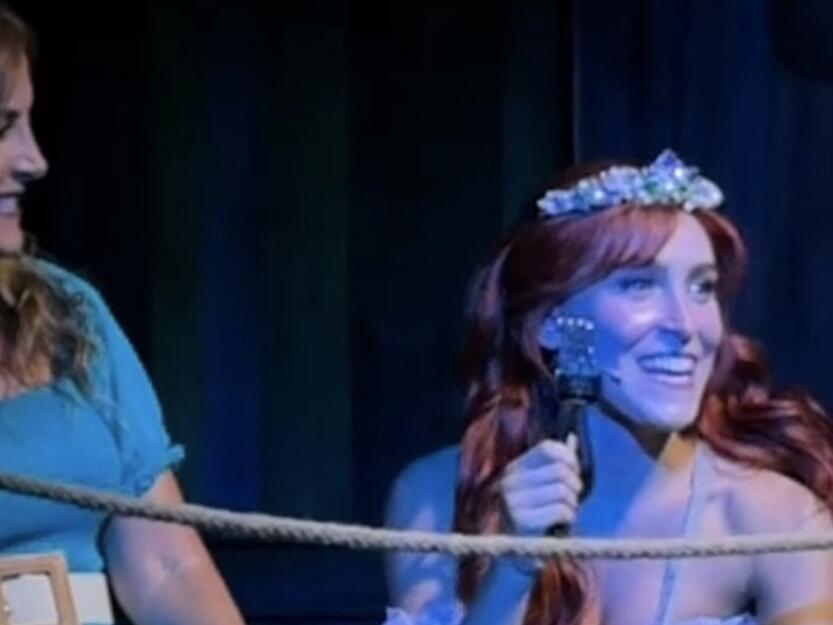 Video: Jodi Benson Watches Her Daughter, Delaney Benson, Star as Ariel ...