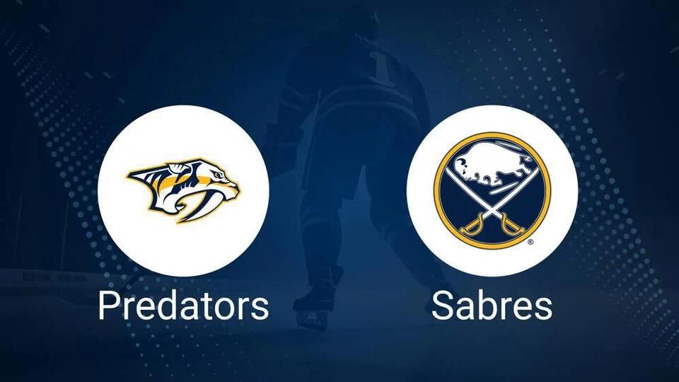 Where to Watch Nashville Predators vs. Buffalo Sabres on TV or ...