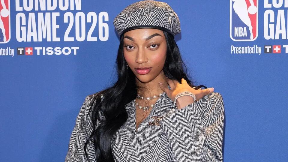 Angel Reese Stuns in Micro Mini Shorts & Sheer Tights on Red Carpet ...