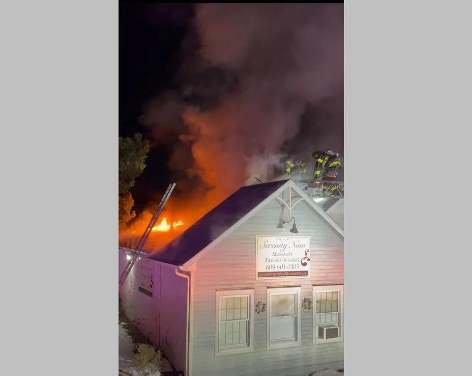 Multiple Fire Crews Battle Somers Point Business Fire - NewsBreak