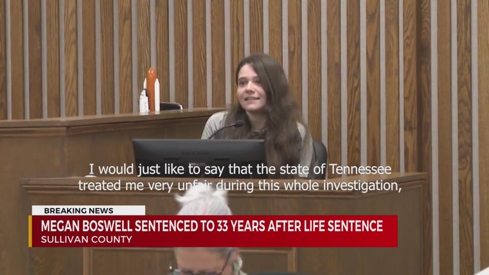 Megan Boswell sentenced to 33 years after life sentence - NewsBreak