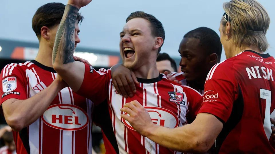 Caldwell hails 'unplayable' Exeter striker Wareham - NewsBreak