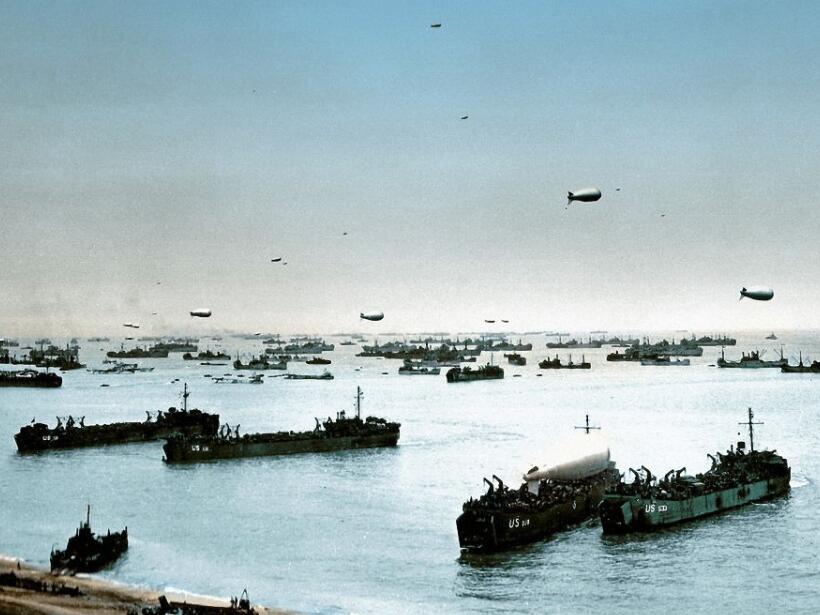 20+ Stunning Colorized Photos That Capture the Allied Landings on D-Day ...