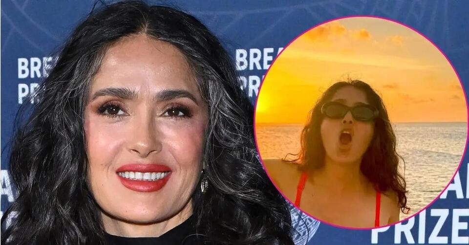 Salma Hayek Sizzles in Red Bikini to Celebrate Her 59th Birthday: Photos - NewsBreak