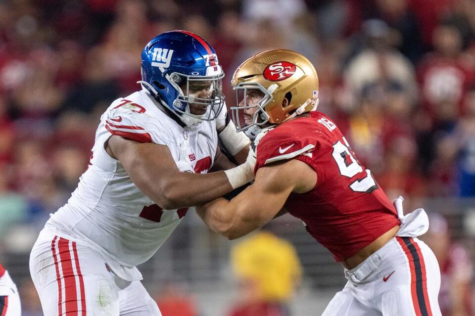 Former New York Giants first-round pick Evan Neal remains in no-man's ...