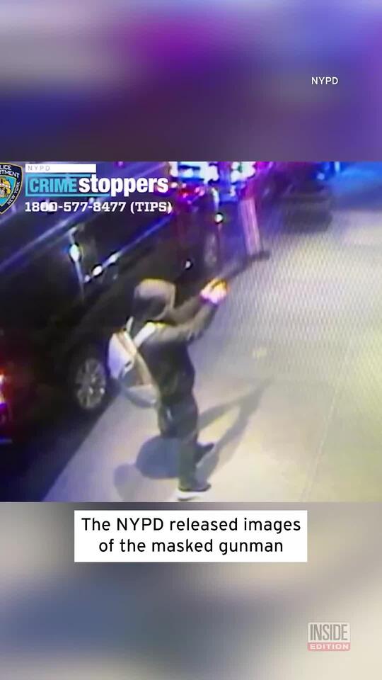 The NYPD released images of the masked gunman who shot and killed ...