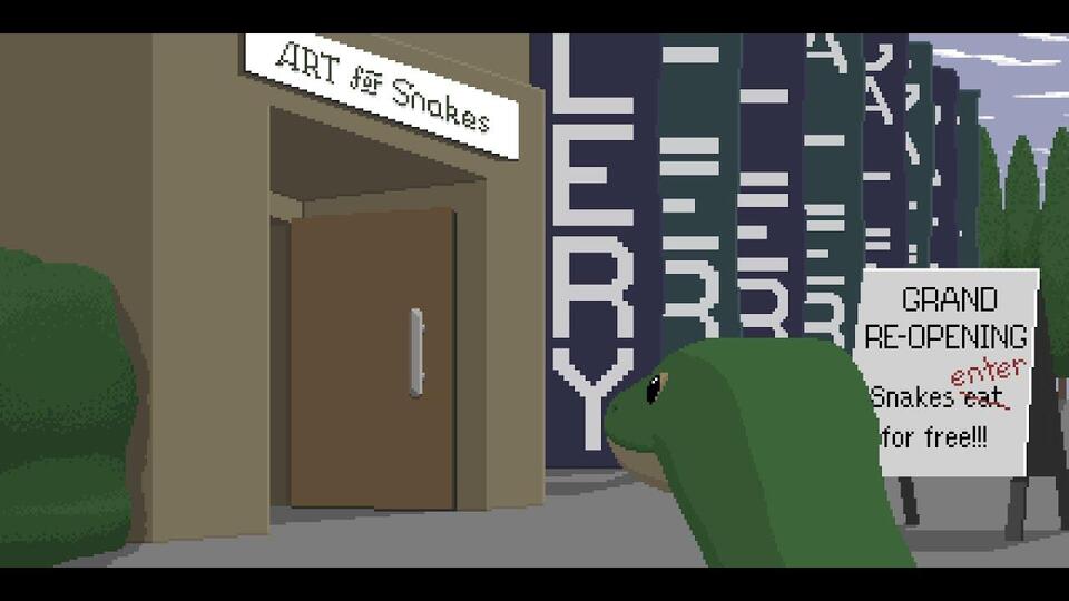 Devour famous paintings in the classic Snake-ish game ART for Snakes ...