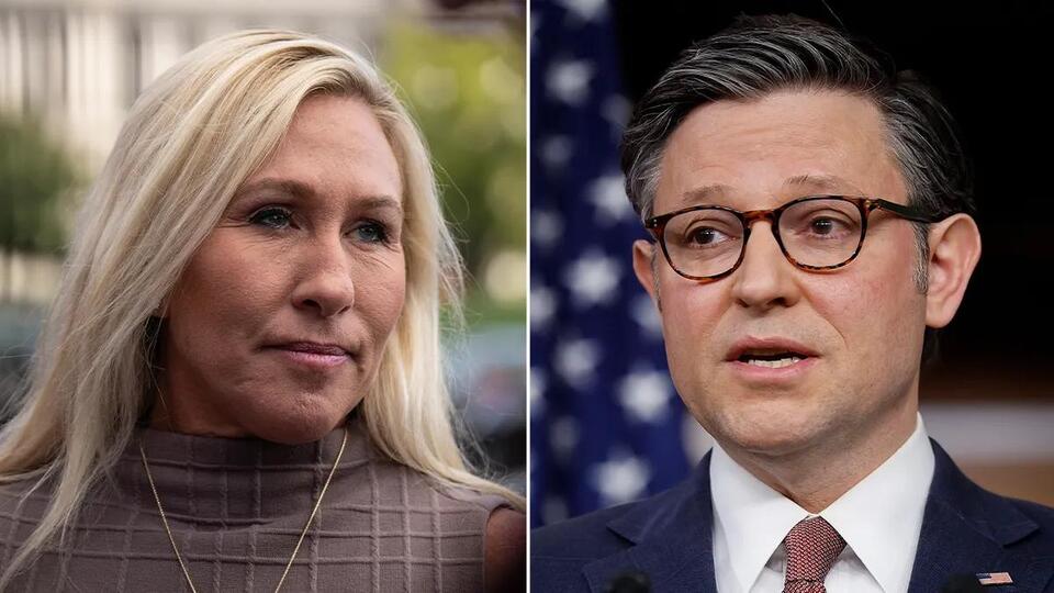 Marjorie Taylor Greene suggests House Speaker Johnson is ‘under direct ...