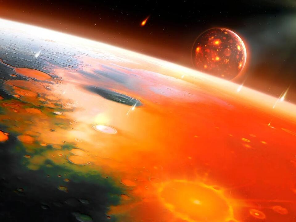 The Moon was once covered in a boiling ‘magma ocean’ and formed after ...