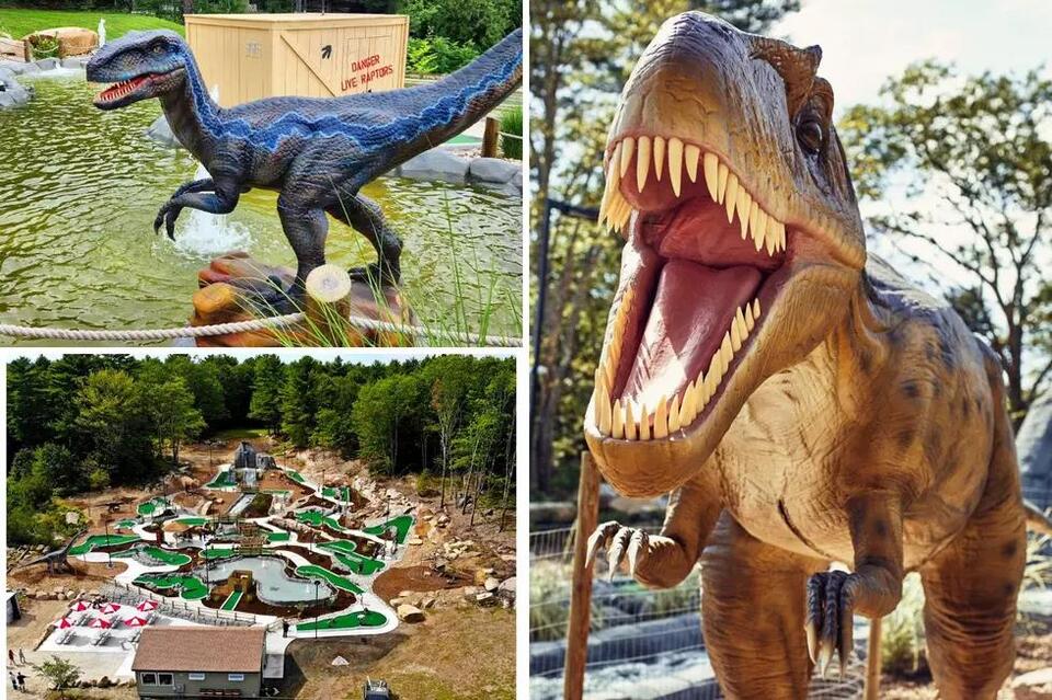 Raptor Falls Is Back: Maine’s Dino-Themed Mini Golf Adventure Opens ...