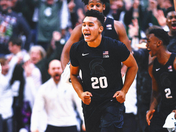 Barry Sanders' son scores first points of college basketball career ...