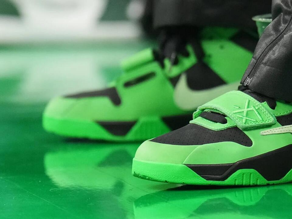 Travis Scott Debuts New Jordan CJ1 T-Rexx Colorway at NBA Finals