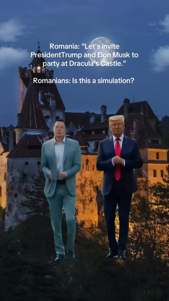 Romania to President Trump and Elon Musk First one to arrive gets free ...