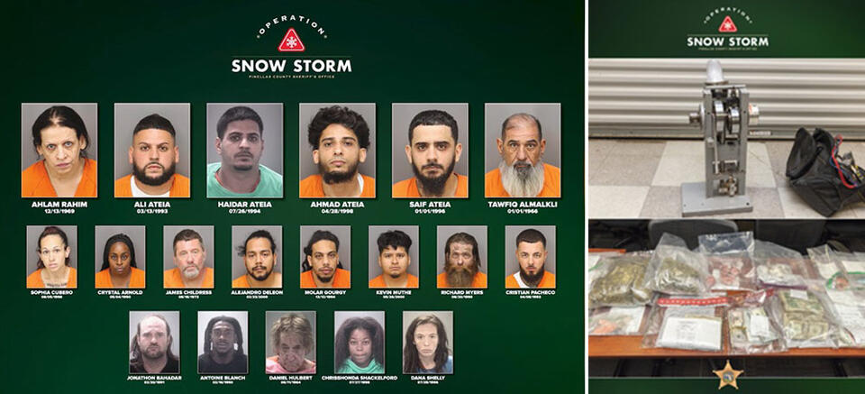 Operation Snow Storm Busted 19 Suspects in Central Florida Narcotics ...