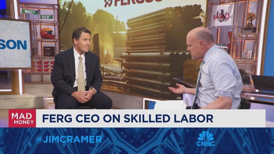 Ferguson CEO Kevin Murphy goes one-on-one with Jim Cramer - NewsBreak