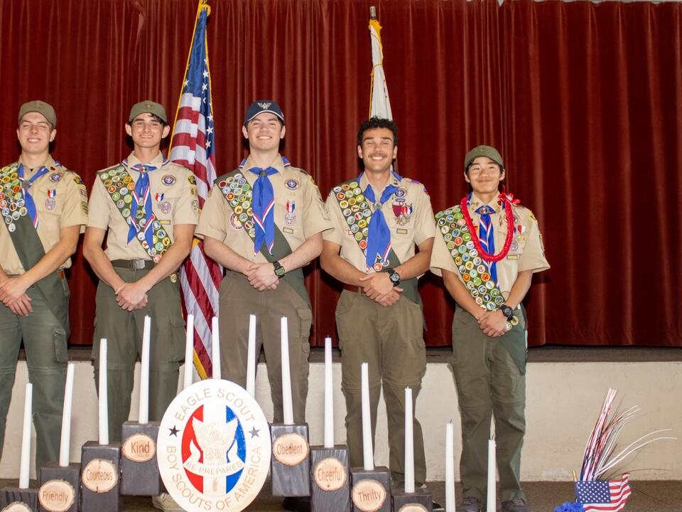 Troop 619 Welcomes New Eagle Scouts!