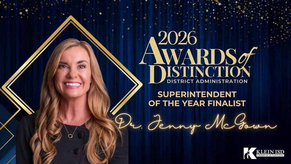 Klein ISD Superintendent Dr. Jenny McGown Named National Finalist for ...