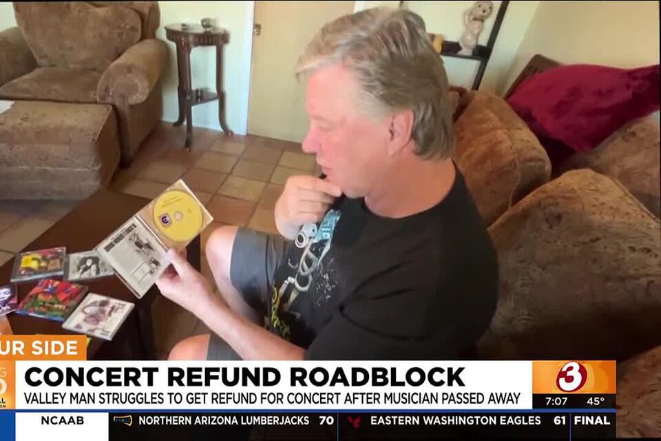 Tempe man struggles to get concert refund after musician's death ...