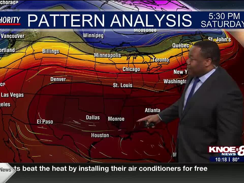 KNOE Late Wednesday Evening Forecast with Chief Meteorologist Marcus Walter