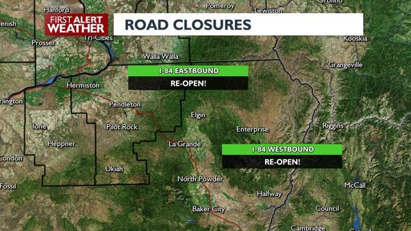 UPDATE: I-84 and OR-204 back open, but with chain requirements - NewsBreak